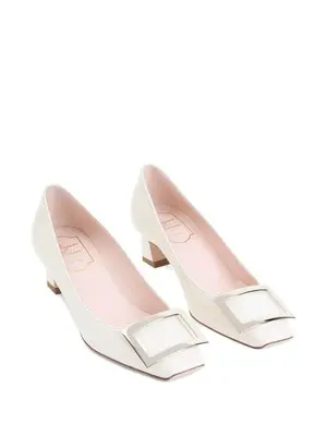 ROGER VIVIER Trompette Leather Pumps