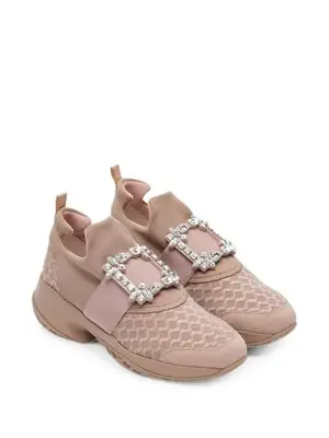ROGER VIVIER Viv Run Embellished Sneakers
