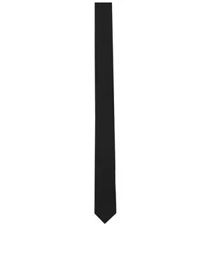 Saint Laurent Reps Tie - Black