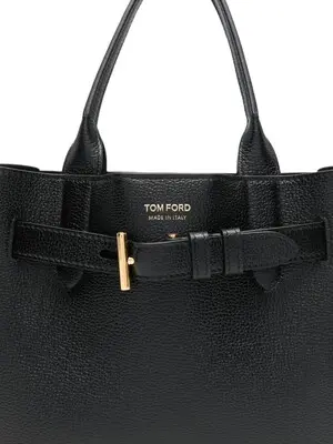 TOM FORD Audrey Small Leather Tote - Black