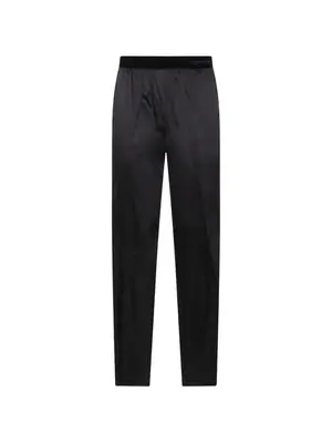 TOM FORD Silk Pajama Trousers - Black