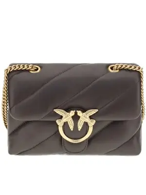 Pinko Shoulder Bag Love Puff Mini Cl - Brown