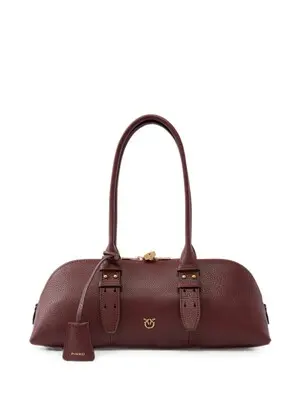 Pinko Large Horizontal Bowling Bag - Brown