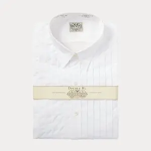 Ralph Lauren Slim Fit French Cuff Tuxedo Shirt - White