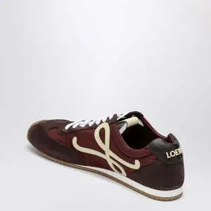 Loewe Ballet Runner 2.0 Sneakers In Nylon And Suede - Red