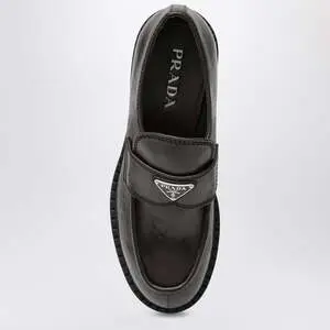 Prada Chocolate Leather Loafers