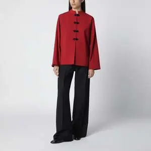 RÓHE Carmine Wool Jacket With Pankou Closure