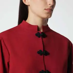 RÓHE Carmine Wool Jacket With Pankou Closure