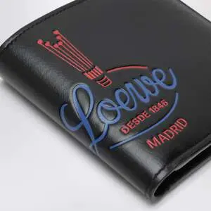 Loewe Leather Bi-fold Wallet With Logo