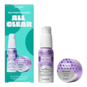 BENEFIT COSMETICS The Porefessional All Clear Mini Pore-clearing Cleansing Oil & Clay Mask Duo - One-color