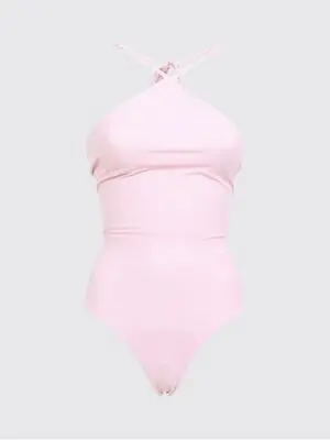 Jacquemus Stretch One-piece Swimsuit With Halter Neckline