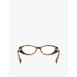 Miu Miu Oval-frame Acetate Eyeglasses