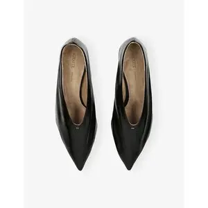 Khaite Miriam 50 Leather Pumps