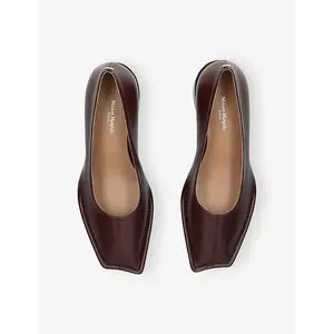 MAISON MARGIELA Piped Leather Heeled Pumps