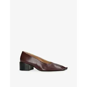 MAISON MARGIELA Piped Leather Heeled Pumps
