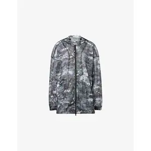 A BATHING APE Multi-pixel Camo-print Mesh Hoodie