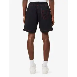 True Religion Buddha Logo Cotton Blend Shorts