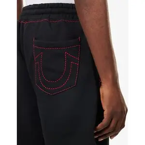 True Religion Buddha Logo Cotton Blend Shorts