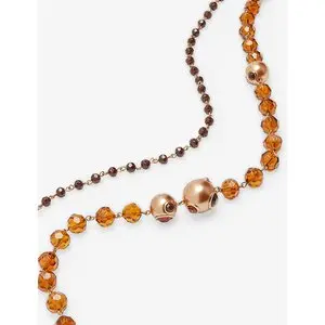 Max Mara Layered Bead Necklace