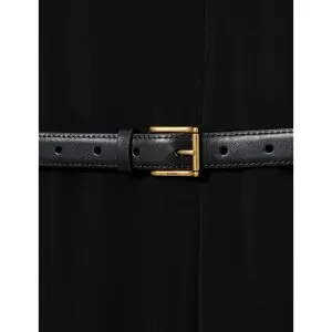 Loewe Draped Open-back Jersey Maxi Dress