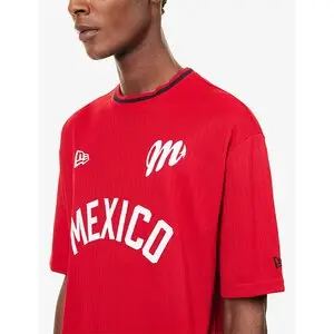 New Era Mexico Embroidered Woven Top