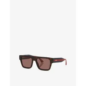 Gucci Rectangle Acetate Sunglasses