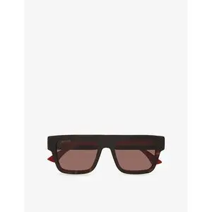 Gucci Rectangle Acetate Sunglasses