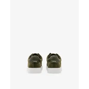REISS Emil Suede Slip-on Trainers