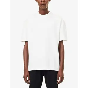 ARNE Relaxed-fit Waffle Woven T-shirt - White