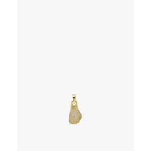 GLD Iced Boxing Glove Pendant 18ct -plated - Gold