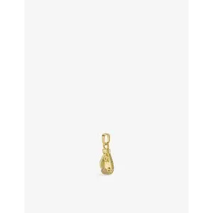 GLD Iced Boxing Glove Pendant 18ct -plated