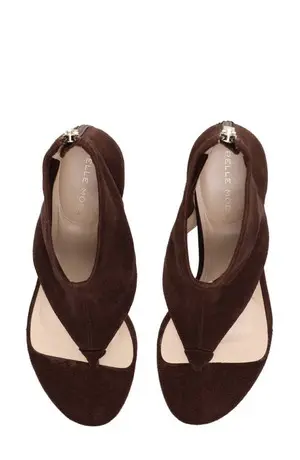 Pelle Moda Unise Thong Sandal - Espresso