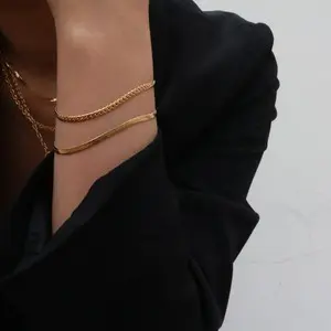 MEIDEYA Greta Herringbone Chain Bracelet