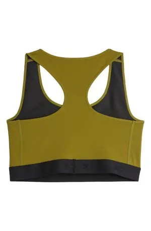 TOMBOYX Compression Plus Racerback Crop Top - Avocado
