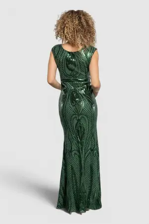 BALTIC BØRN Alessia Sequin Gown