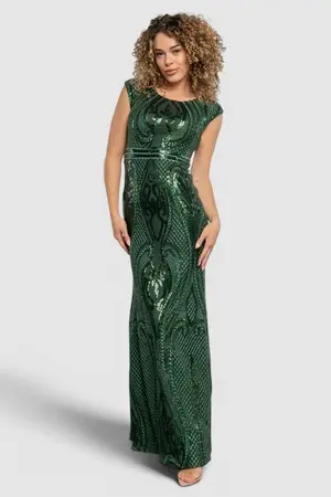BALTIC BØRN Alessia Sequin Gown