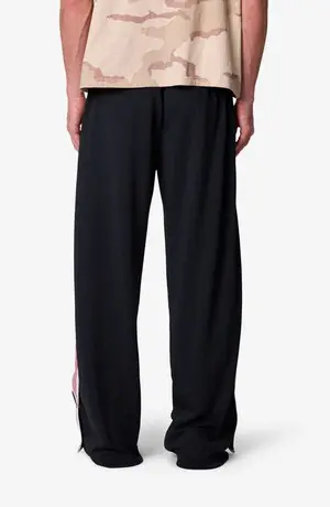 Mnml Side Snap Striped Track Pants