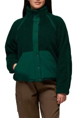 Prana Encinitas Fleece Jacket - Root Green
