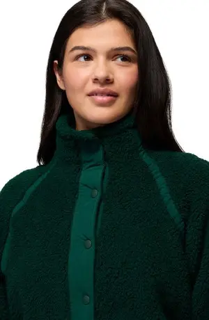 Prana Encinitas Fleece Jacket - Root Green