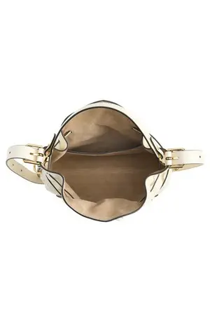 Givenchy Small Voyou Leather Bucket Bag - Ivory