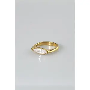 MEIDEYA Marquise Sleek Ring - Gold