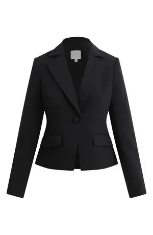 FAVORITE DAUGHTER The Favorite Cropped Blazer - Black