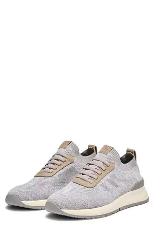 Johnnie-o Knit Running Sneaker - Gray