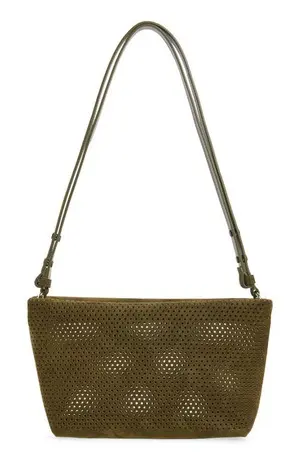 Proenza Schouler Bond Perforated Suede Shoulder Bag