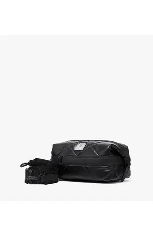 Mcm Small Aren Crossbody In Diamond Quilted Leather