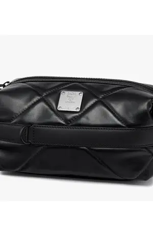 Mcm Small Aren Crossbody In Diamond Quilted Leather