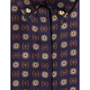 Claudie Pierlot Long-sleeved Abstract-print Silk Shirt