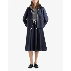 Prada Light Re-nylon Full Midi Skirt