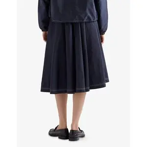 Prada Light Re-nylon Full Midi Skirt