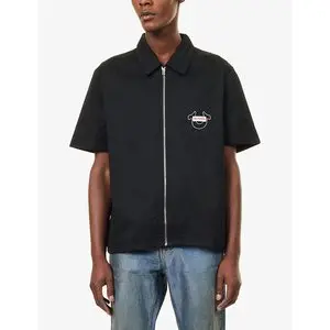 True Religion Buddha Logo-patch Cotton Shirt